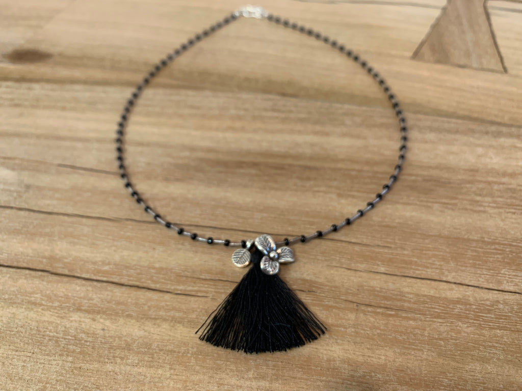 Necklace- 98% Silver Bugle Tassel – Shop with a Mission