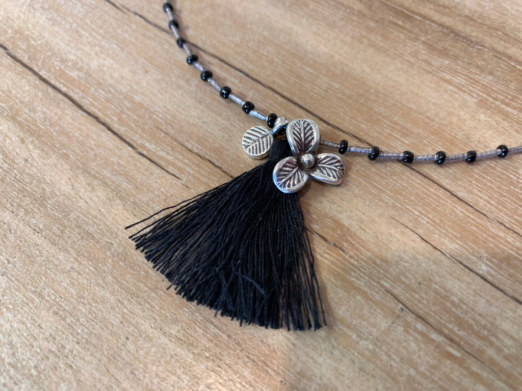 Necklace- 98% Silver Bugle Tassel – Shop with a Mission