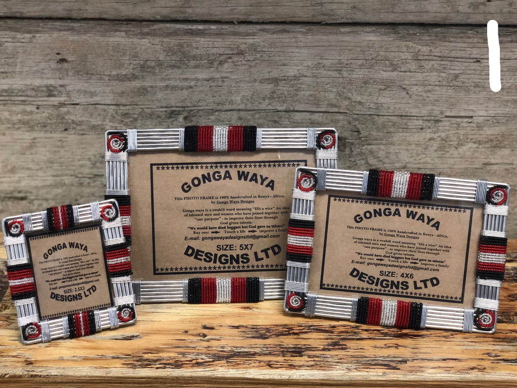 Wire & Bead picture frame - small – Shop with a Mission