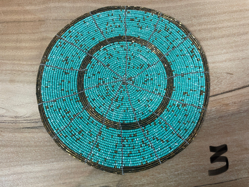 Beaded trivets- small mat – Shop with a Mission